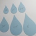 Rain Drop Die Cut Shapes, 6 Sizes Raindrops, Bulletin Board Ideas ...
