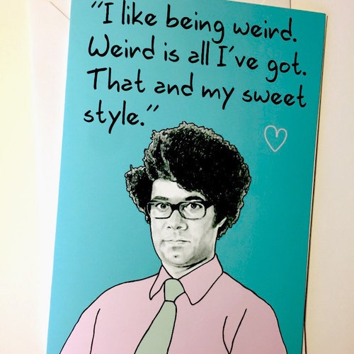 Moss Quotes IT Crowd A5 A4 A3 Poster or Print - Etsy