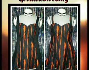 Flame dress | Etsy