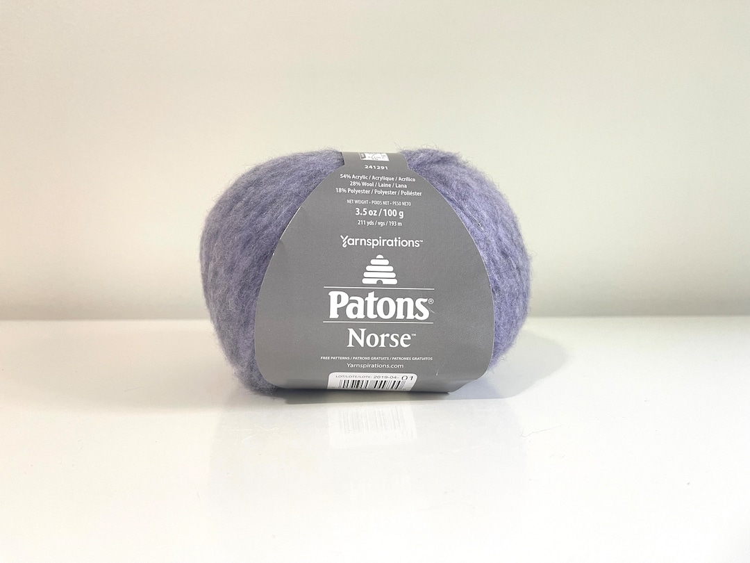 Patons Norse Bulky #6 Blended Yarn ~ Super Bulky ~ ‘periwinkle’ or ...