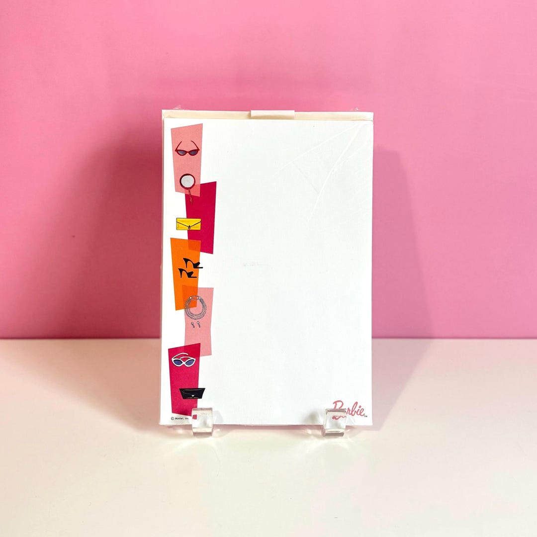 Barbie Notepad and Envelope Set ~ NOS / Retro Hallmark Barbie ...