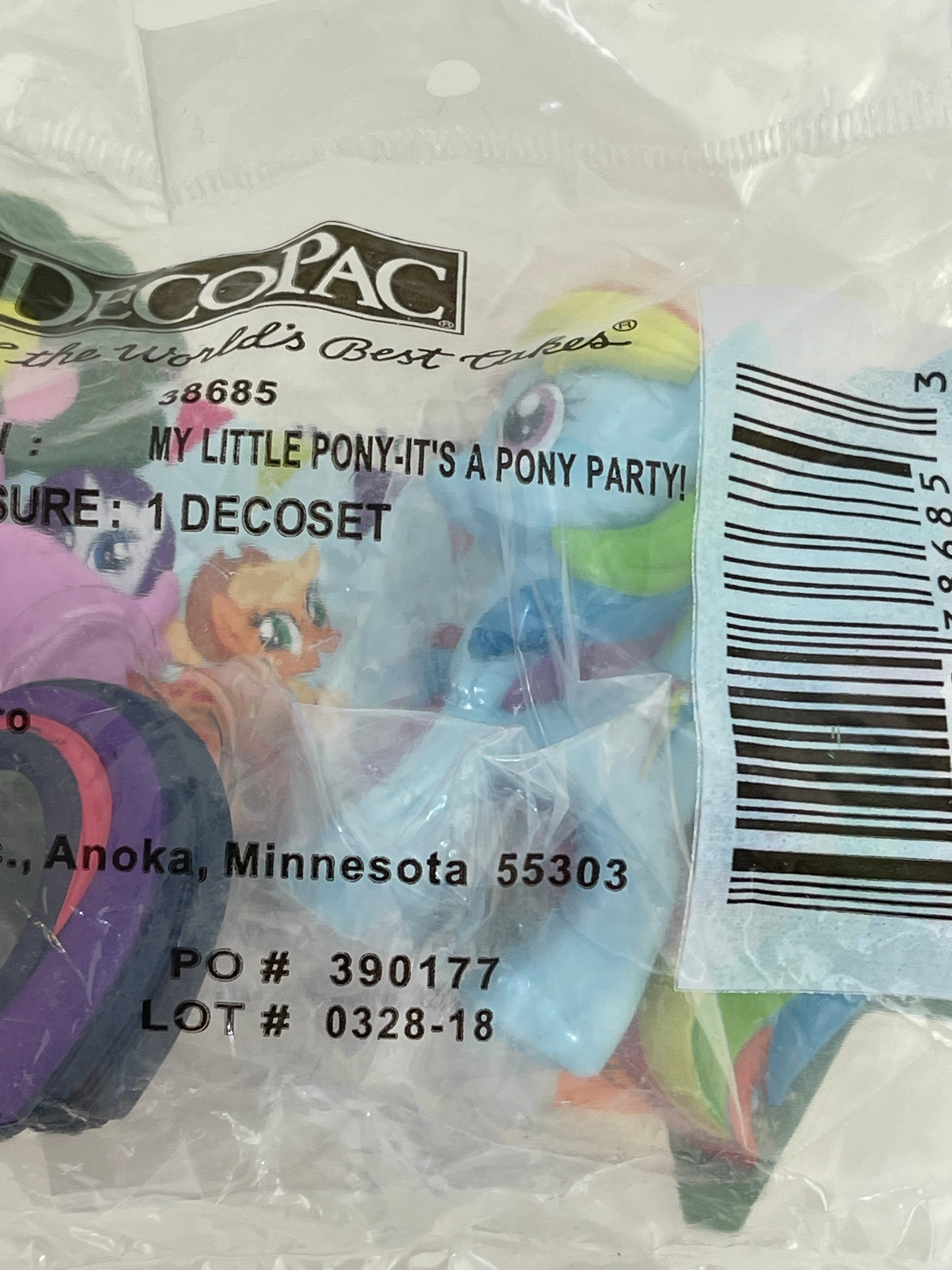 Pink and Purple Pony Cake Topper Decor Decopac Cake Topper - Etsy