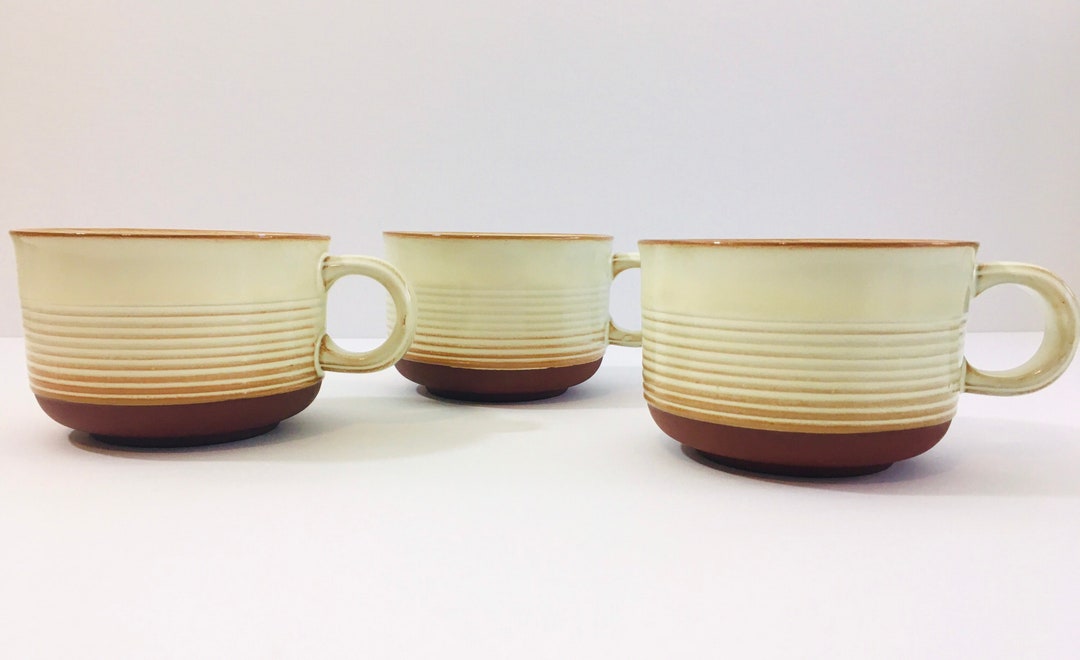 Kiln Craft Staffordshire Potteries Terracotta Mugs / Vintage - Etsy