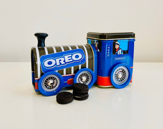 Retro Nabisco Oreo Collectors Locomotive Train Tin / Oreo Promotional ...