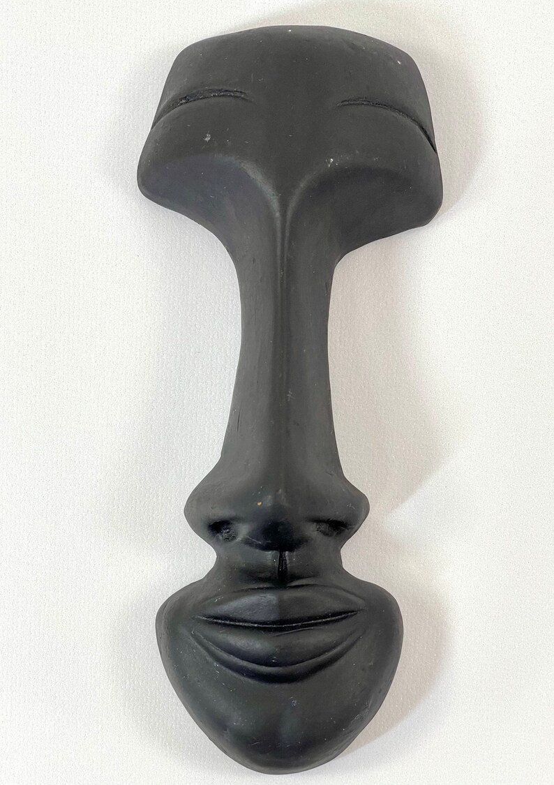 Primitive Art Red Clay Abstract Face Wall Decor / Ceramic - Etsy