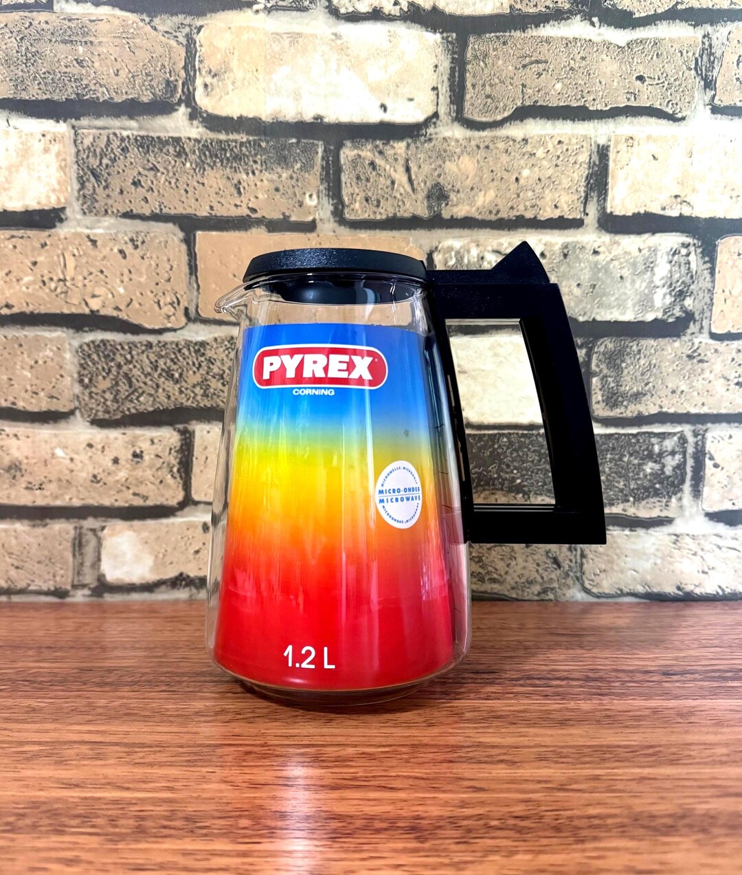 Retro Pyrex 1.2L Jug: Corning Microwave Safe Glass Pitcher - Etsy
