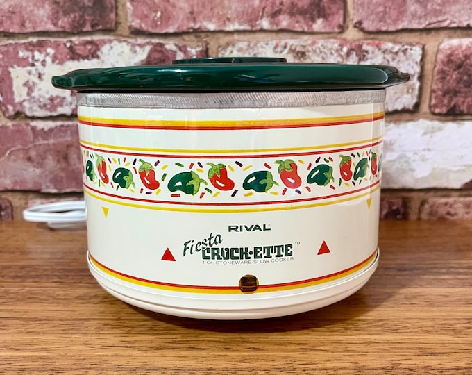 Rival Fiesta Crock-ette 1 Quart Slow Cooker #3200 / Vintage Rival ...