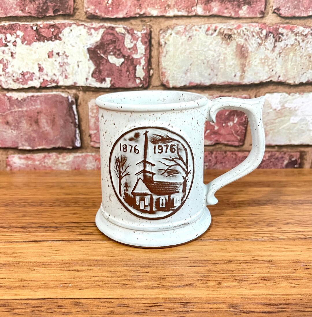 St. Andrews Catholic Church Souvenir Pottery Mug / Vintage Pottery St ...