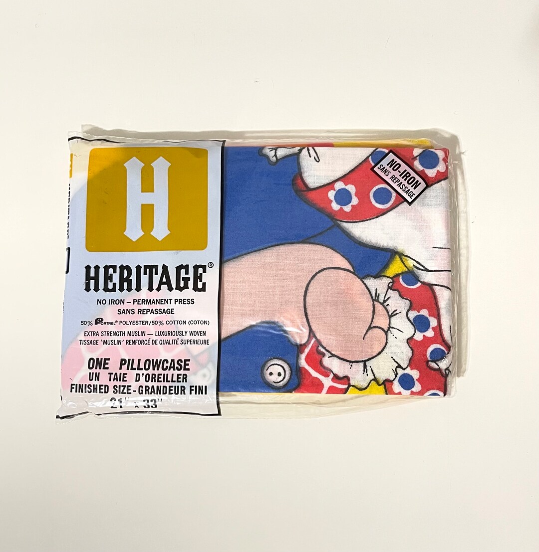 Heritage Raggedy Ann and Andy Large Pillow Cases Single Case - Etsy