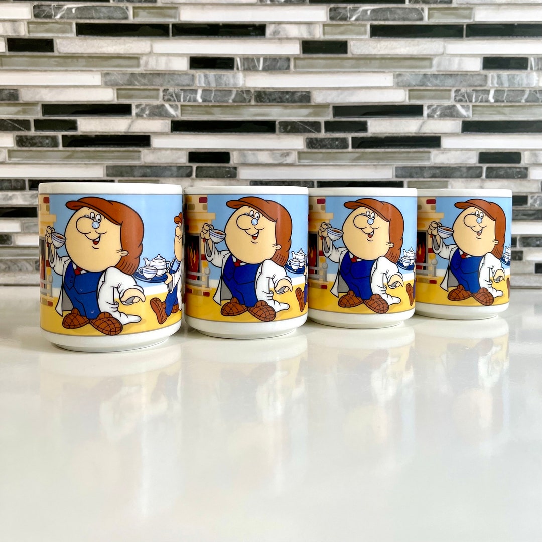 Tetley Tea tea Folk Ceramic Mugs / Retro Tetley Tea Folk Collectible ...