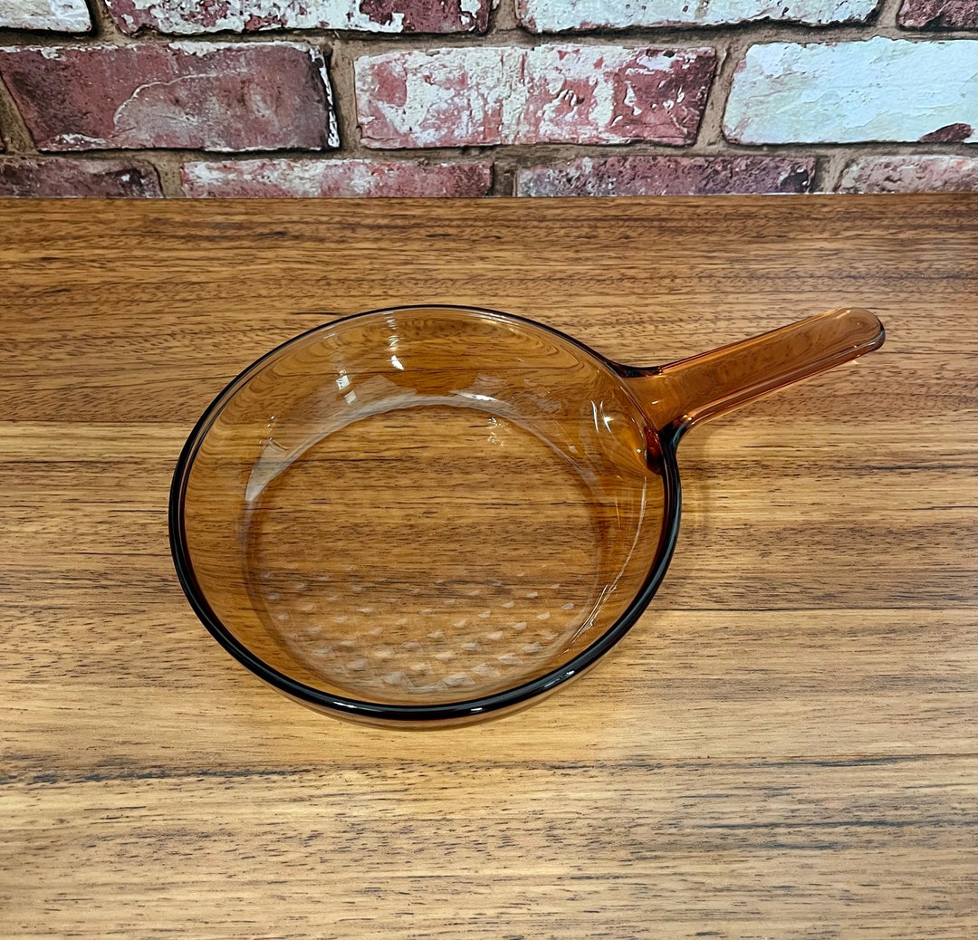 Visions Corning Fireside Brown Small 7.25 Skillet / Vintage Visions ...