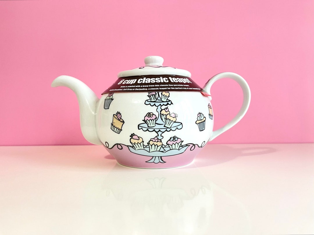 Typhoon Whimsical Dessert 6-cup High Tea Porcelain Teapot / Retro ...