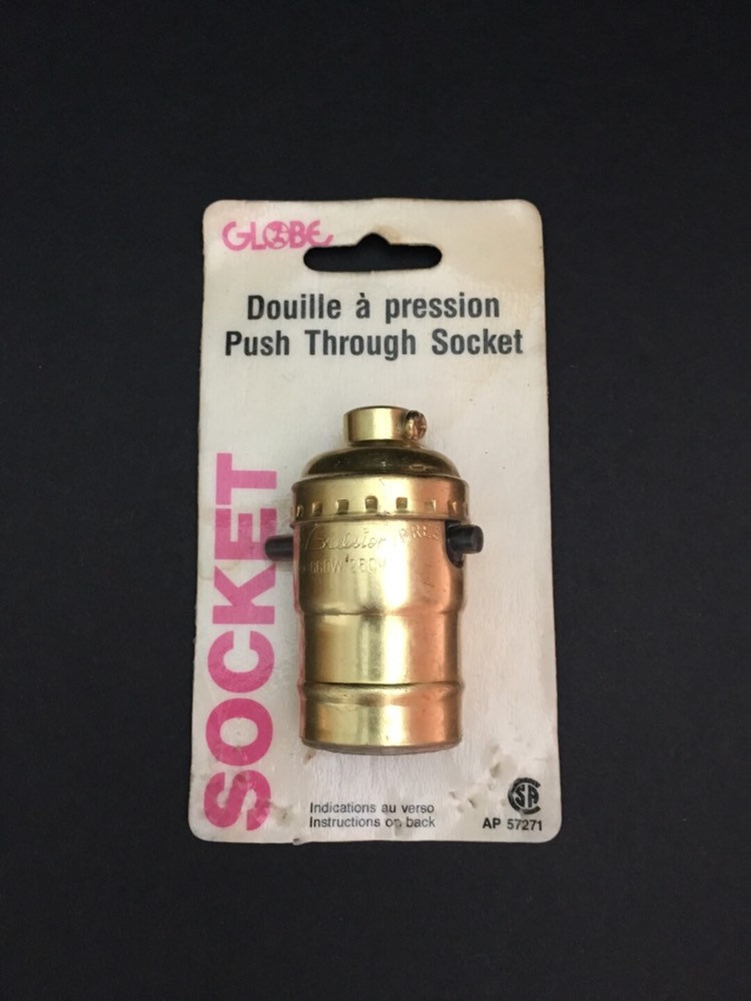 Globe Replacement Vintage Lamp Socket / Vintage Lamp Socket Replacement ...