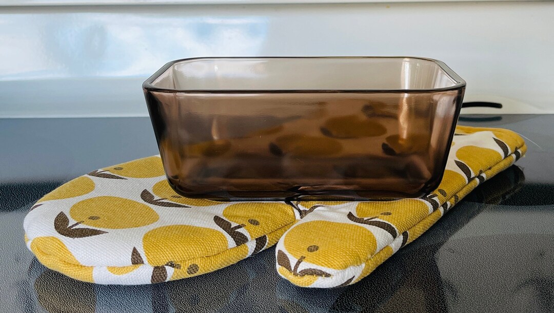 Pyrex Fireside Brown Fridgie 502-B / Vintage 80s Pyrex / Pyrex ...
