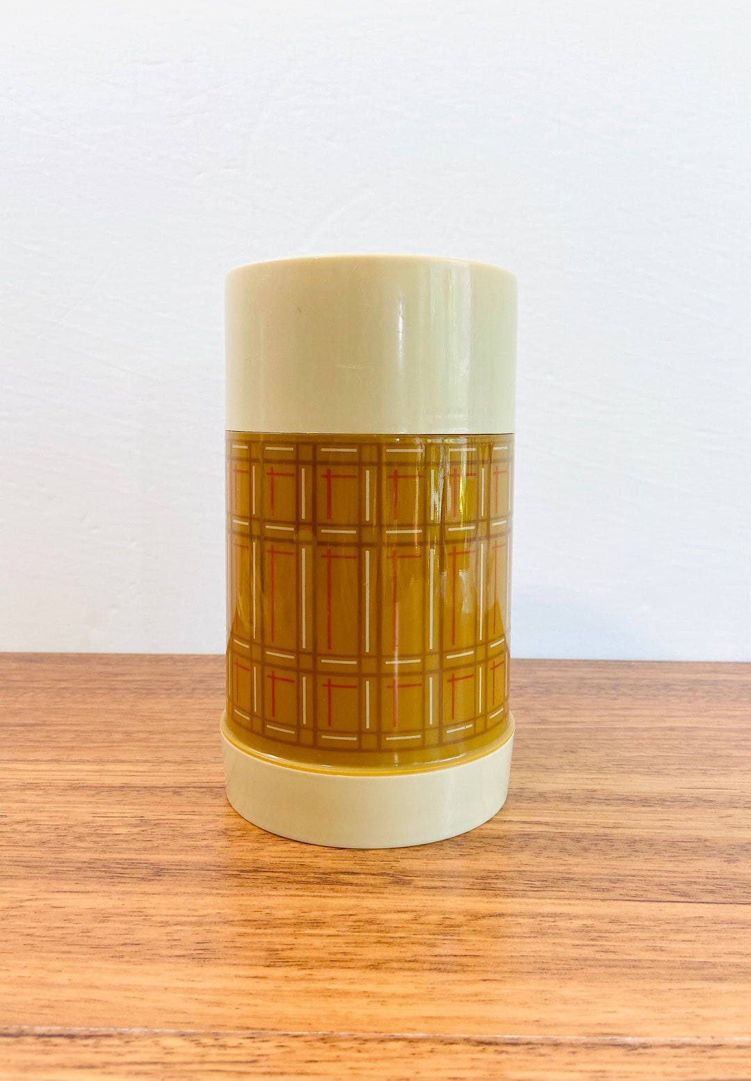 Aladdin Plaid Widemouth Thermos / Vintage Thermos / Lunch Thermos ...