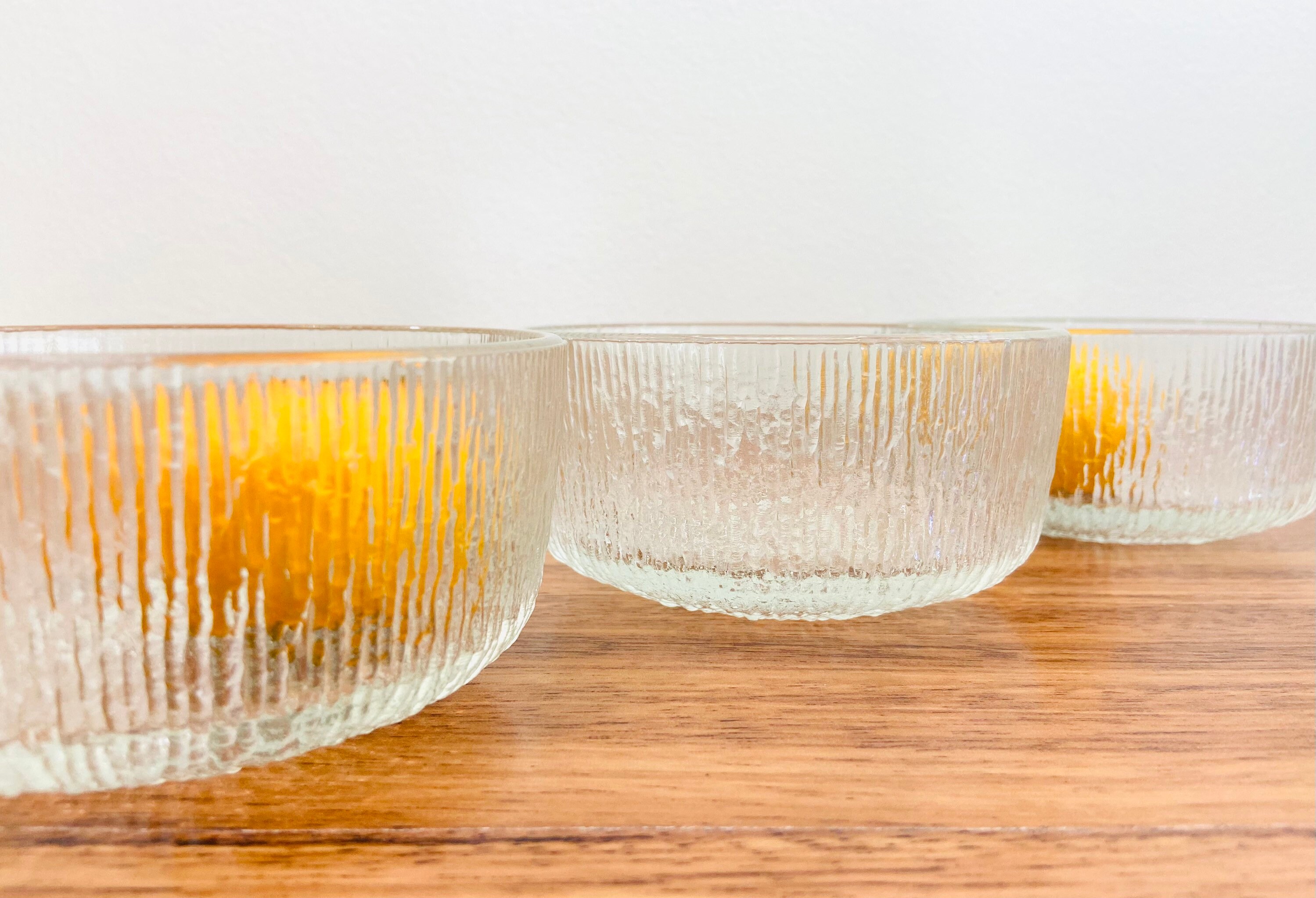 Indiana Glass Crystal Ice Fruit or Salad Bowls / Vintage - Etsy