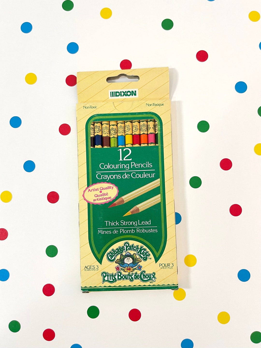 Dixon Cabbage Patch Kids Colouring Pencils / Vintage Dixon Cabbage ...