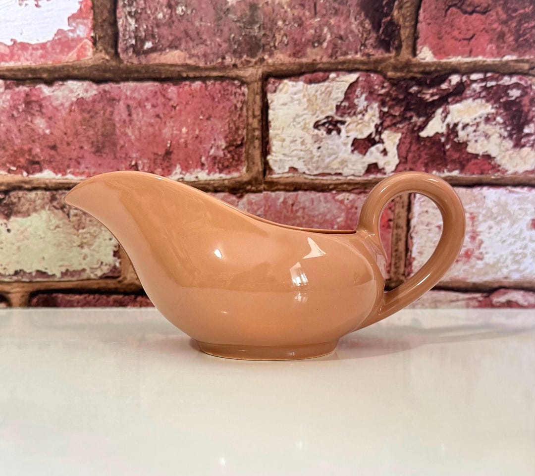 J & G Meakin Studio Ware Ceramic Gravy Boat ~ Ecru / Vintage JG Meakin ...