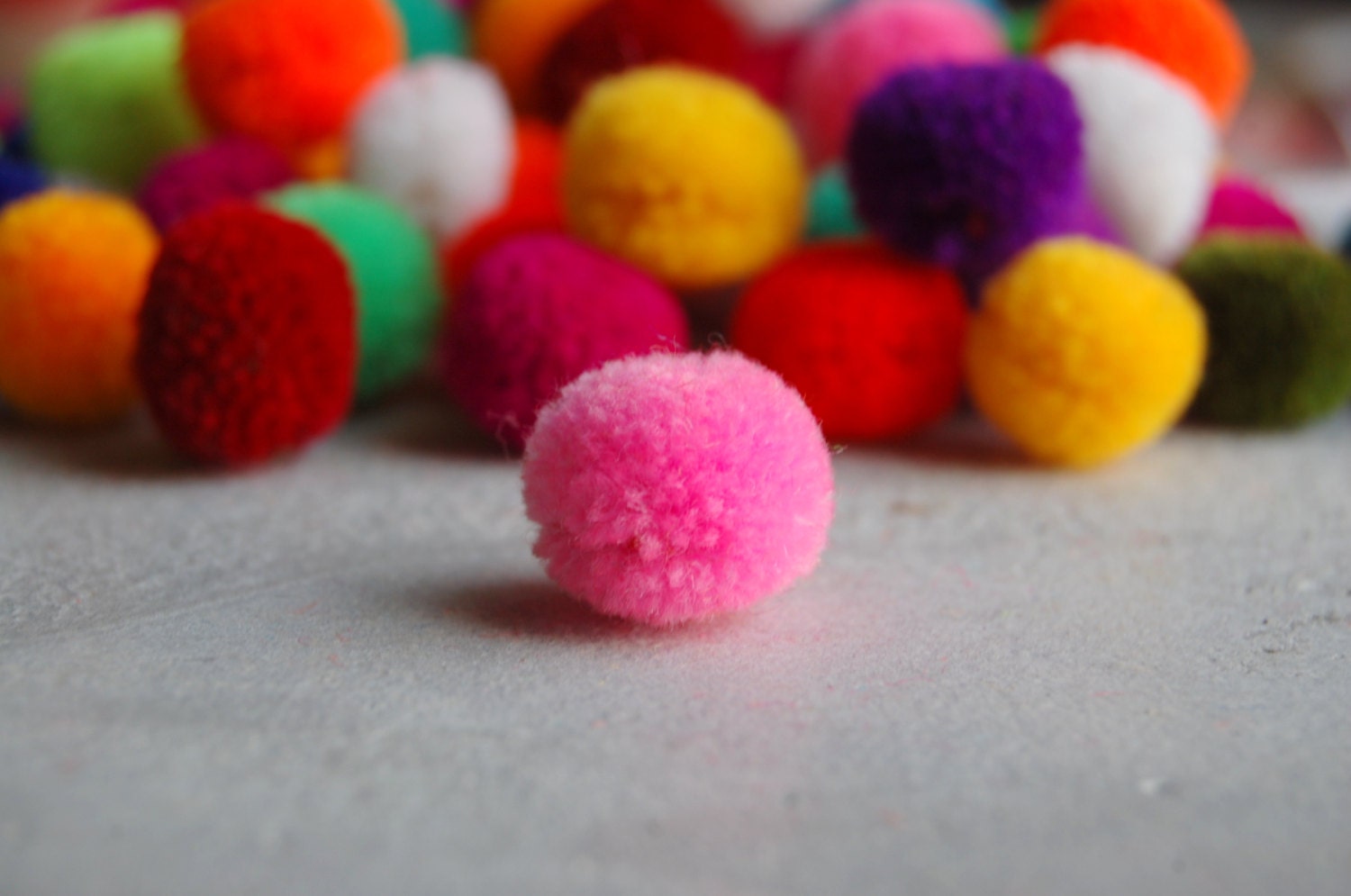 50 PCS X Small Pom Poms Handmade DIY Craft Supply in Mixed Colors - Etsy