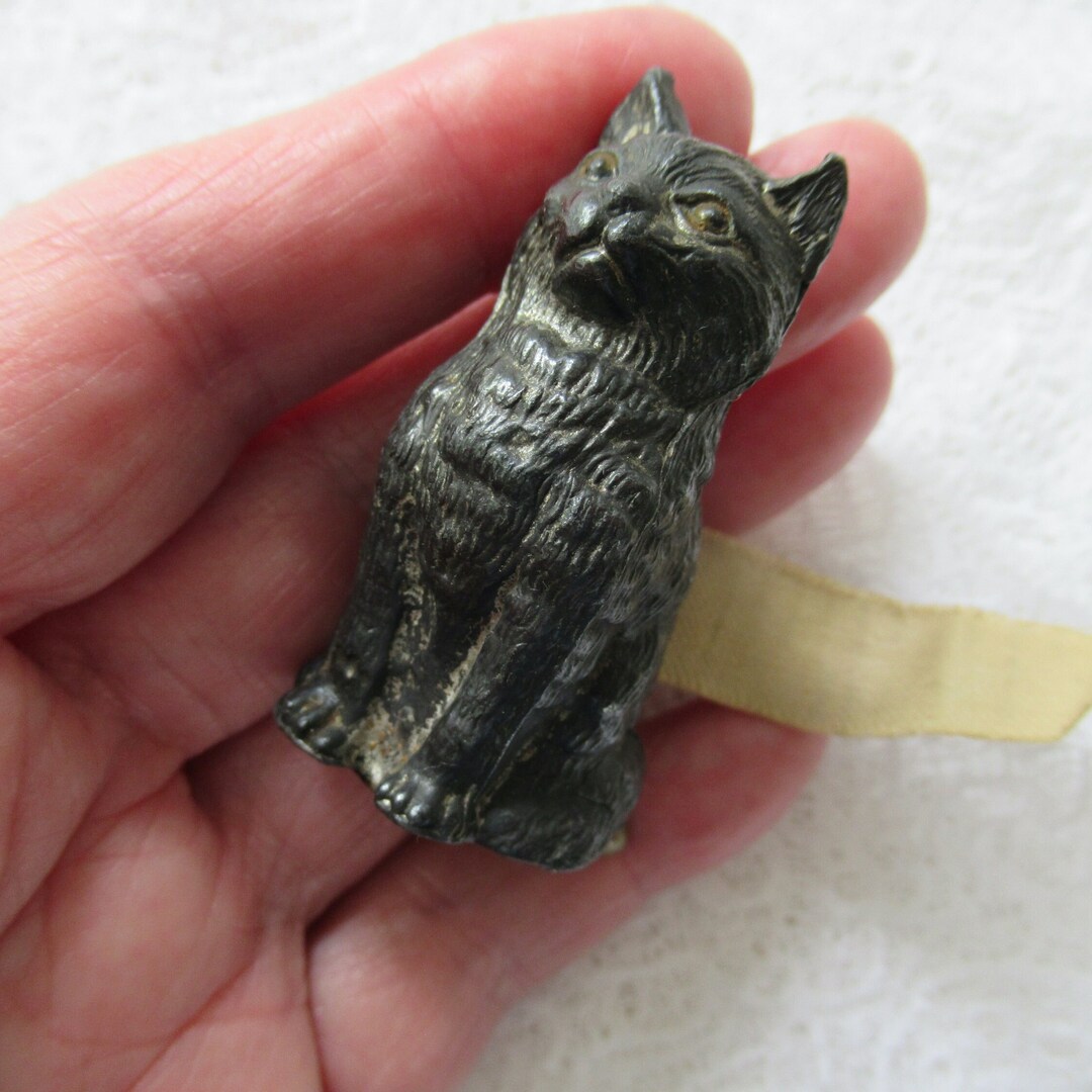 CAT TAPE MEASURE Late 1800s. Cast Metal. - Etsy