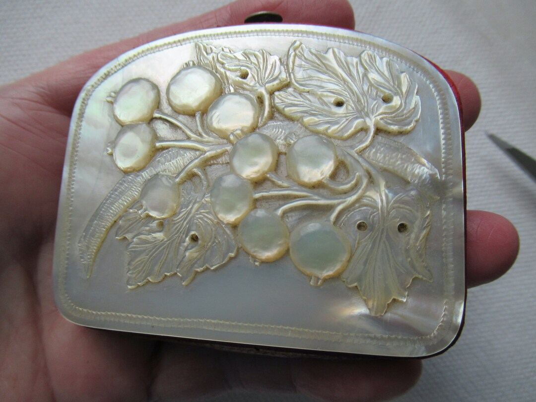 Ca 1850s Change Purse. Carved Mother of Pearl Shell. - Etsy