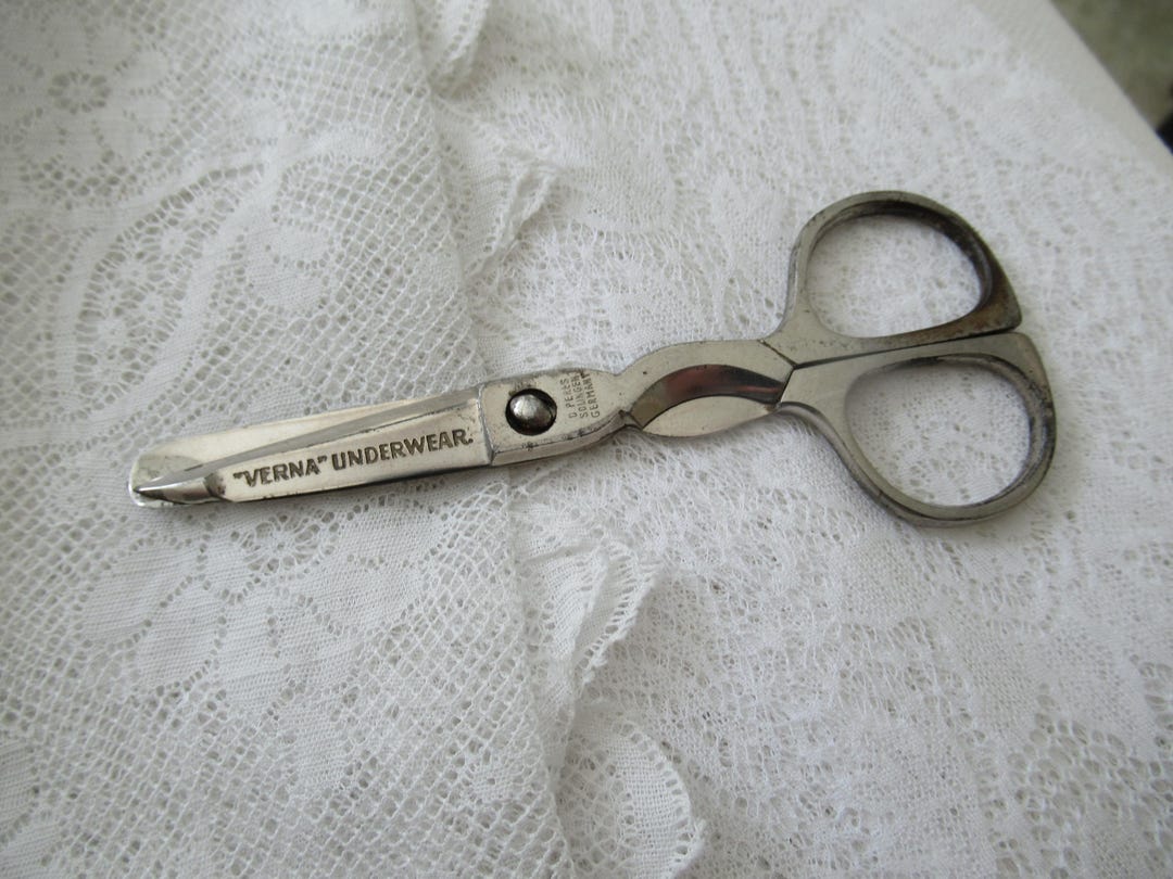 Scissors Manicure Set-in-one. Advertising Verna Underwear. Ca 1930s ...
