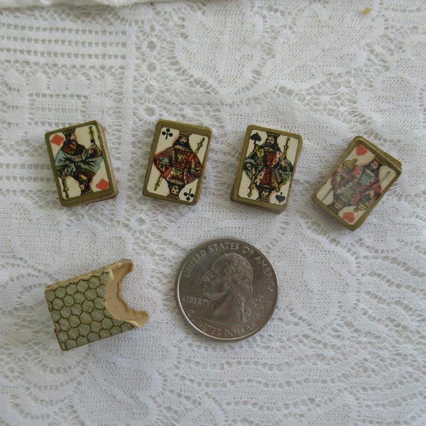Miniature Playing Cards - Etsy