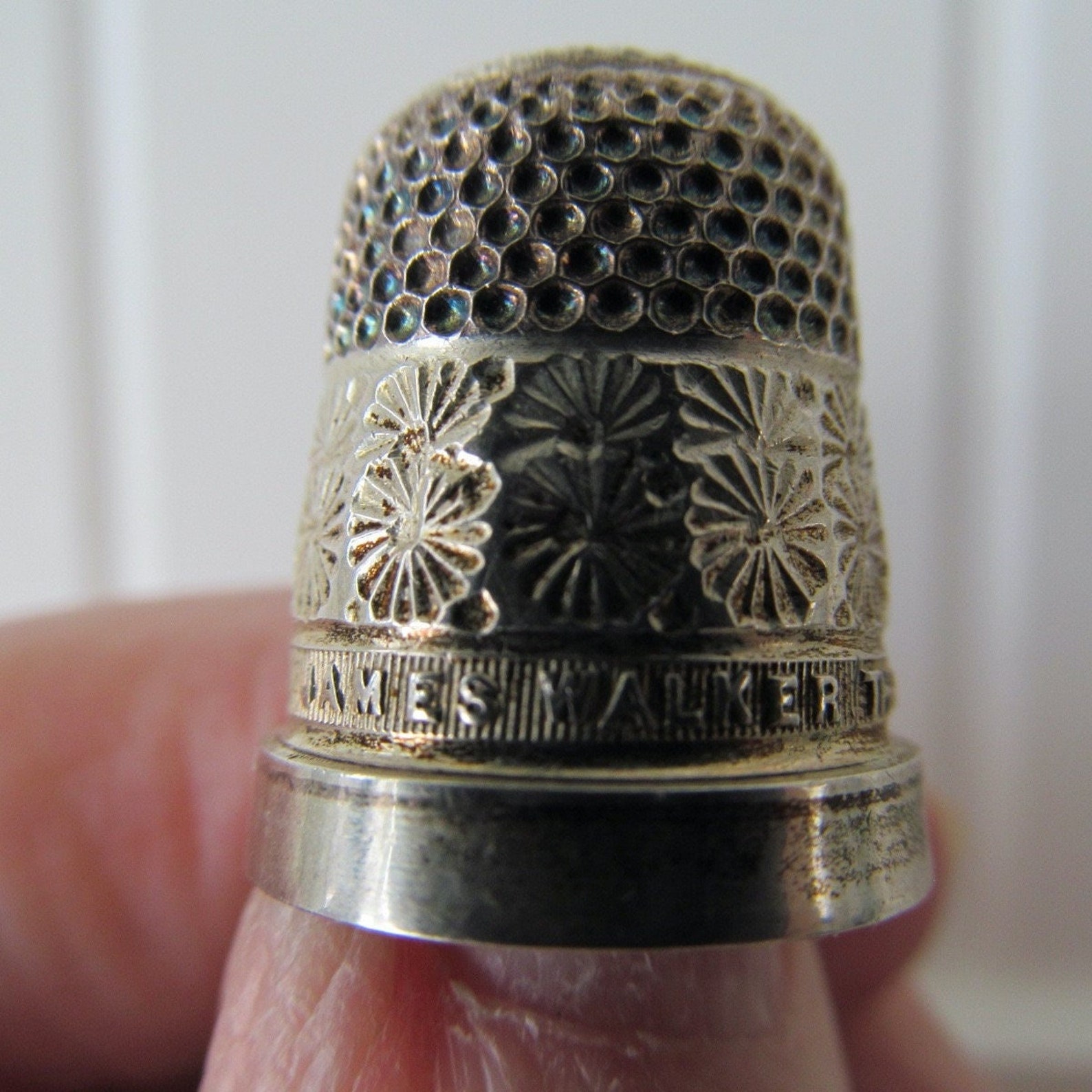 JAMES WALKER THIMBLE. Advertising Giveaway. London England. - Etsy