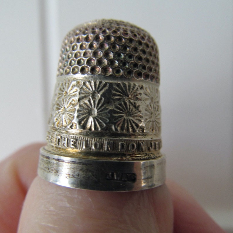 JAMES WALKER THIMBLE. Advertising Giveaway. London England. - Etsy