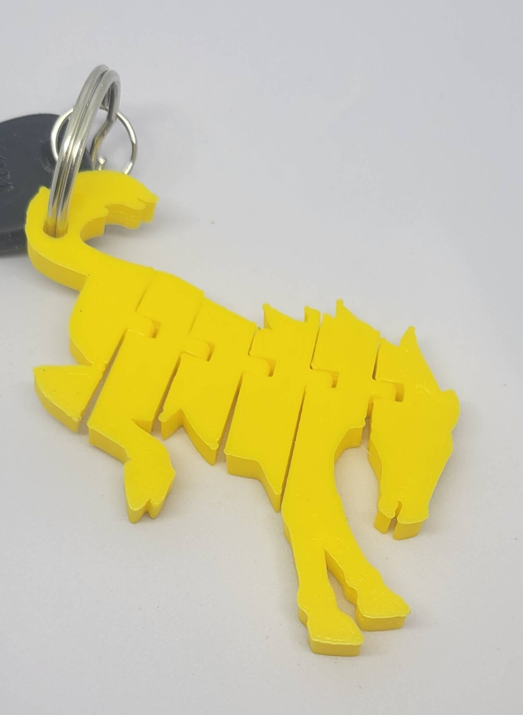 Bendable Bucking Bronco Keychain - Etsy