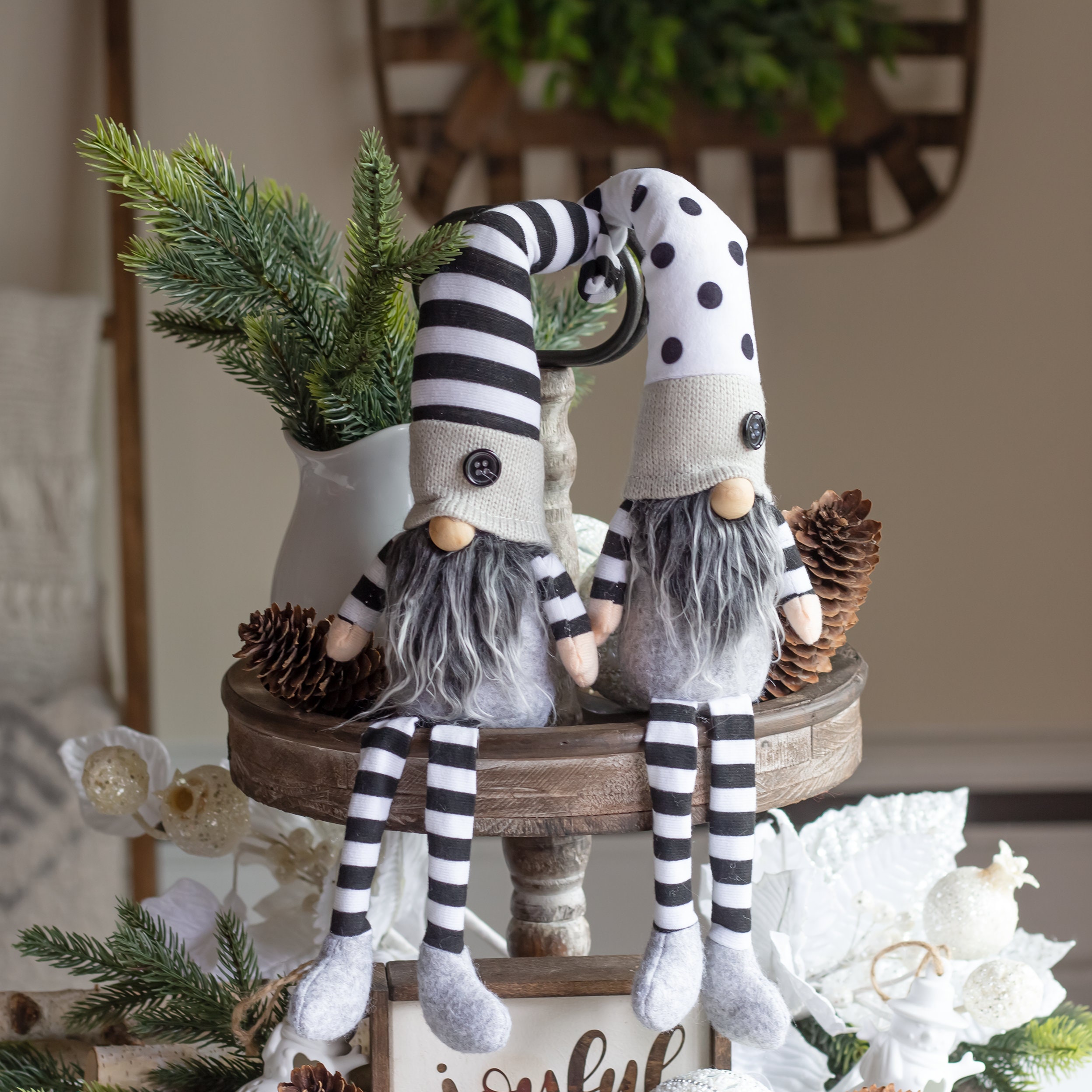 15 tall Urban Gnome - Modern Gnome - City Gnome - Christmas Gnome ...