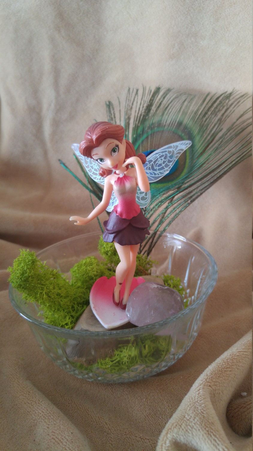 FREE SHIPPING! Fairy from tinker bell, miniature fairy garden. Starter ...