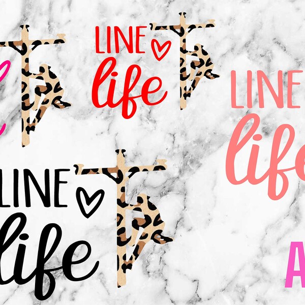 Lineman Sticker Cooler Line Life - Etsy