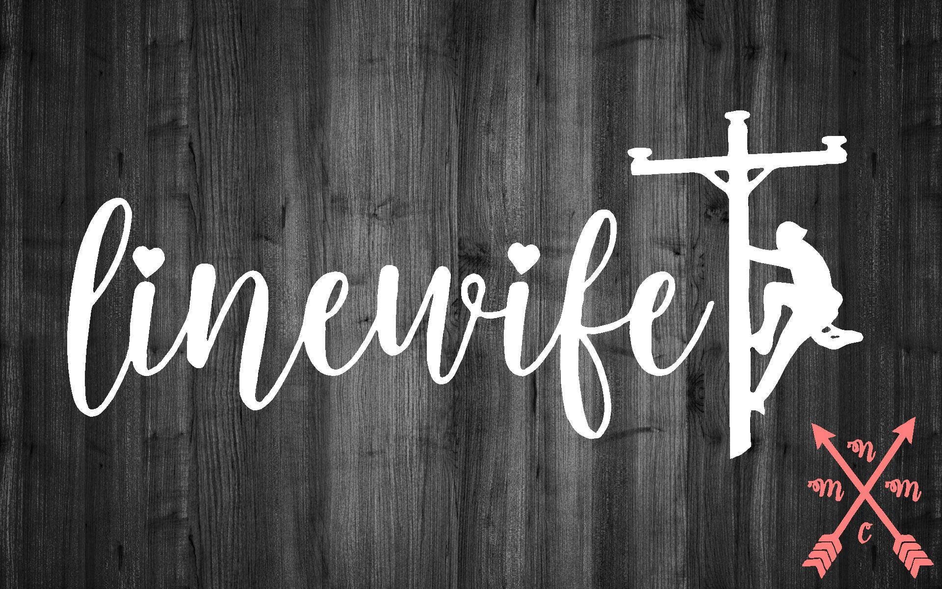 Proud Linewife Lineman Wife Vinyl Sticker Decal Sticker Car - Etsy