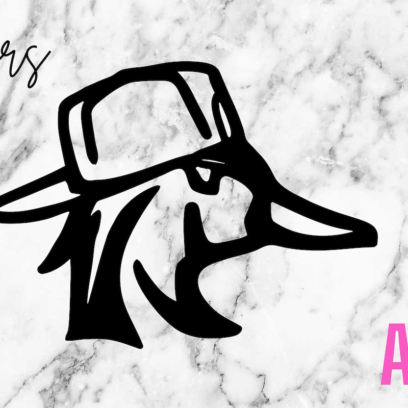 Dog With Backwards Hat Decal - Etsy