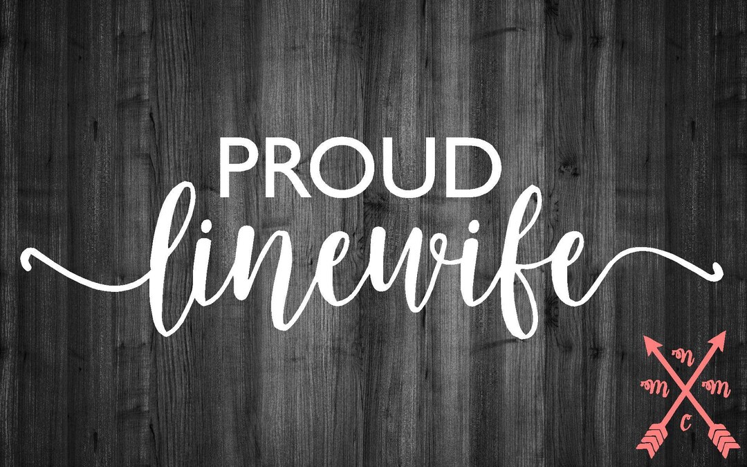 Proud Linewife Lineman Wife Vinyl Sticker Decal Sticker Car Truck Yeti ...