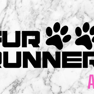 Fur Runner Toyota 4runner Pet Dog Mom TRD Vinyl Sticker Decal Car Truck ...