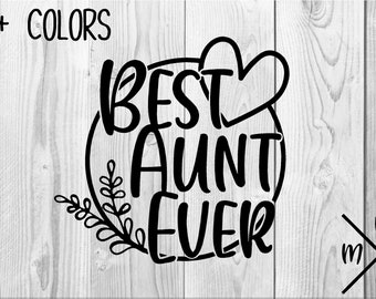 Aunt Car Decal - Etsy