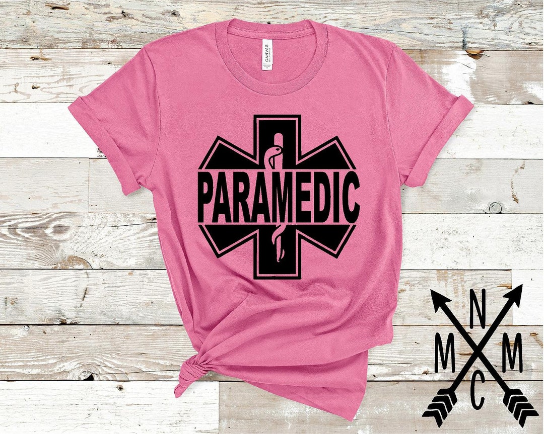 Paramedic Shirt EMT EMS Emergency Ambulance Gift Womens Mens Shirt ...