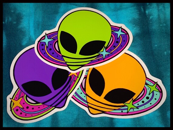 Alien Sticker Pack | Etsy