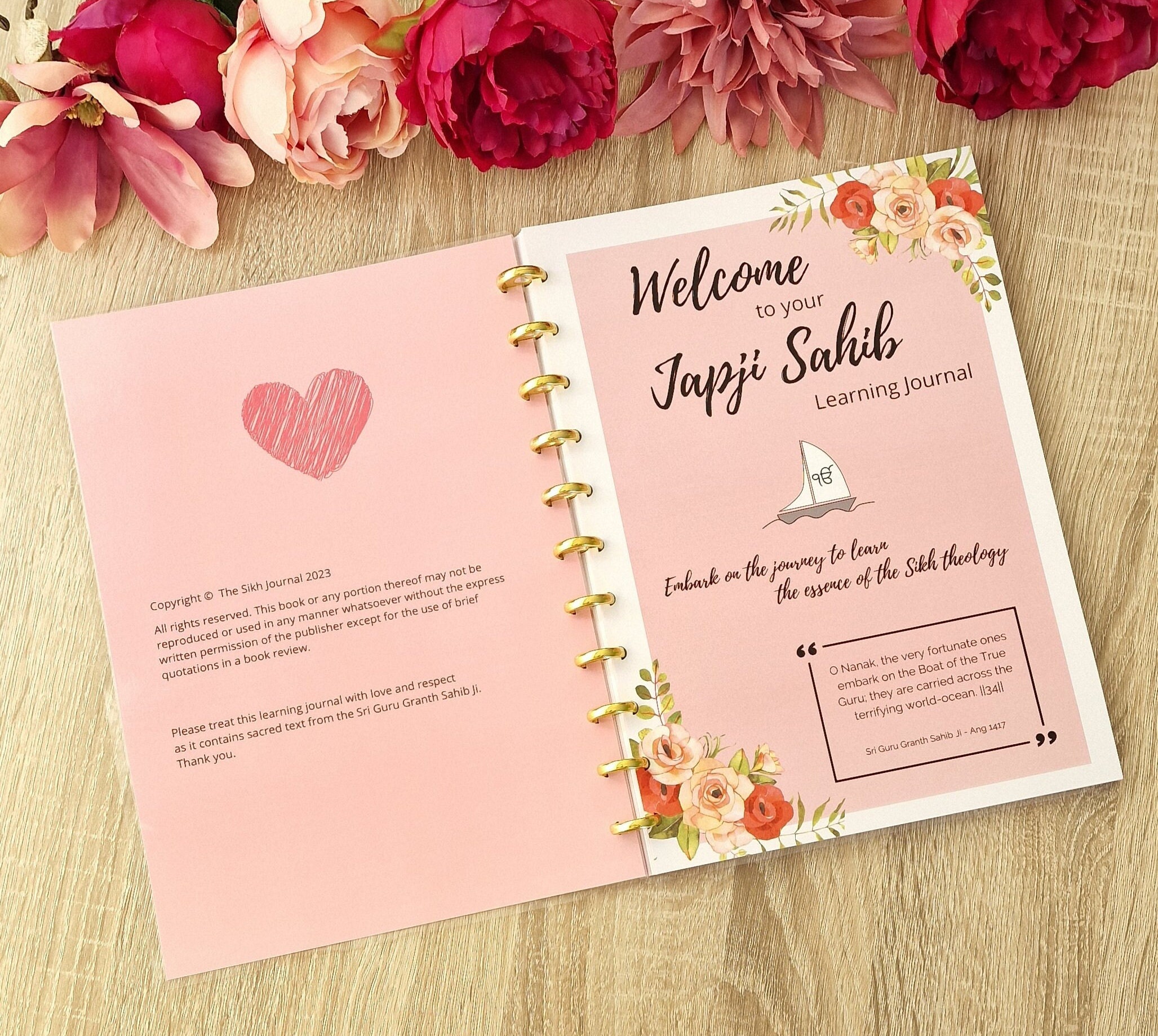 Sikh Japji Sahib Ji Learning Discbound Journal Notebook- Explore ...