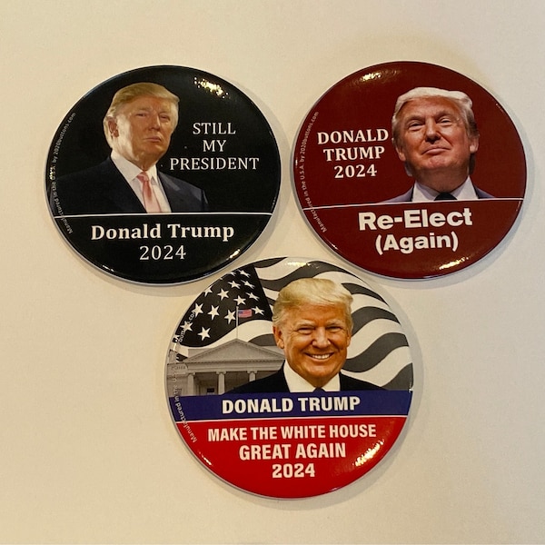 Trump 2024 Campaign Buttons Etsy Uk