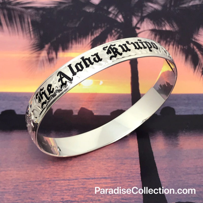 7 Hawaiian Gold Bangles - Etsy