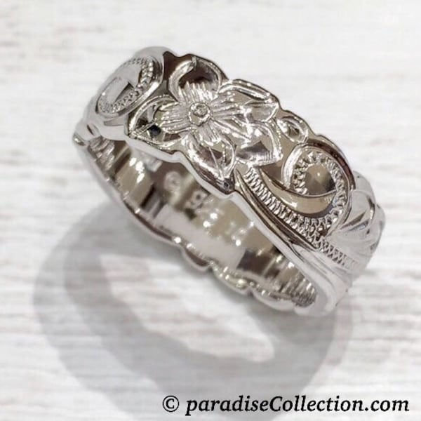 Hawaiian Silver Ring - Etsy