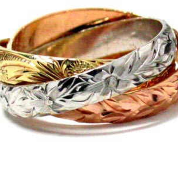 Tri Color Rings - Etsy