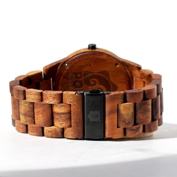 Solid Hawaiian Koa Wood Men's Watch
