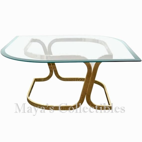 Milo baughman brass coffee table store