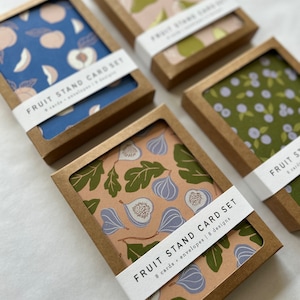 FRUIT STAND Assorted Card Set - Etsy