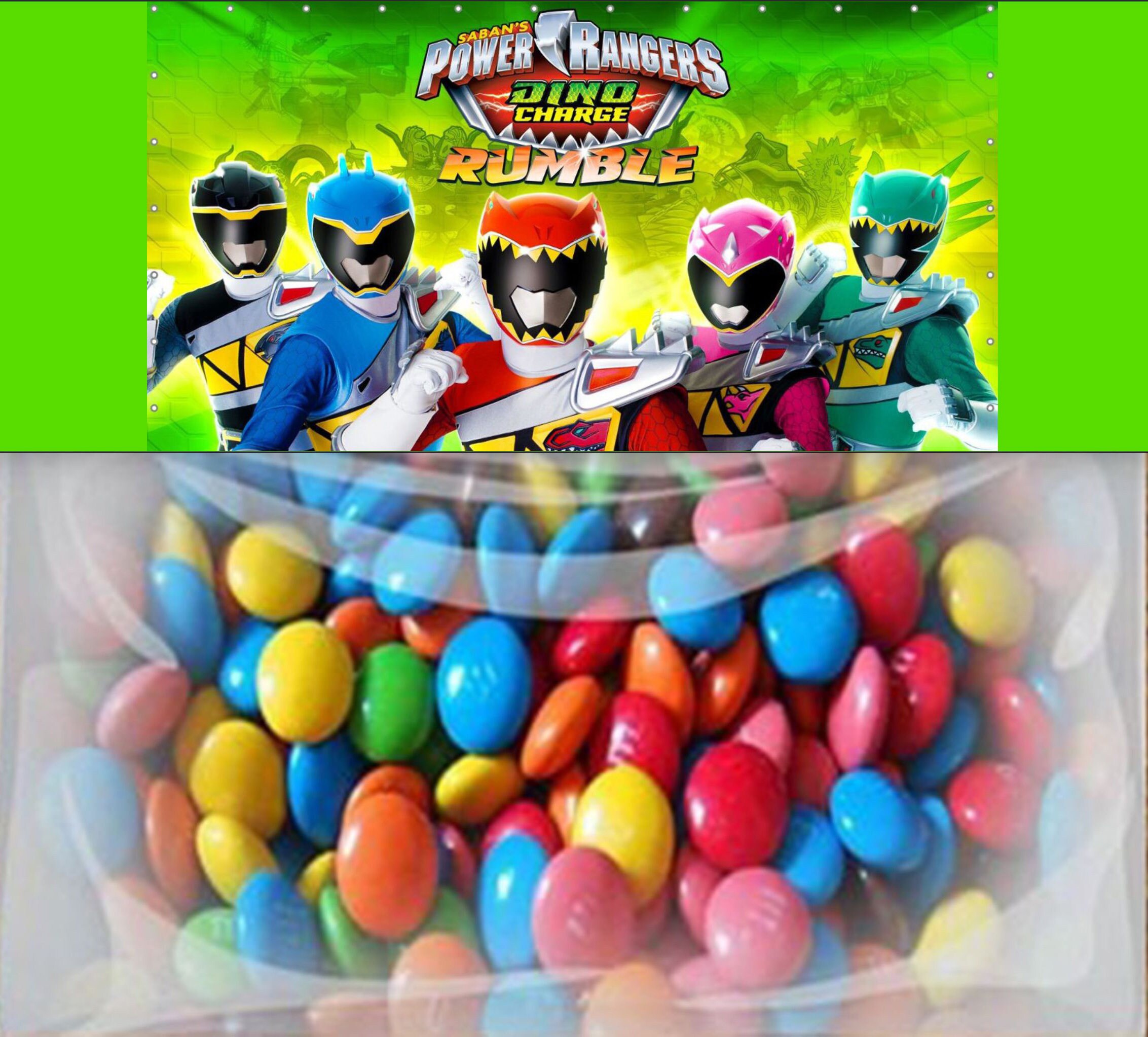 Power Rangers Candy Bag Topper Decorative Printable Favor | Etsy