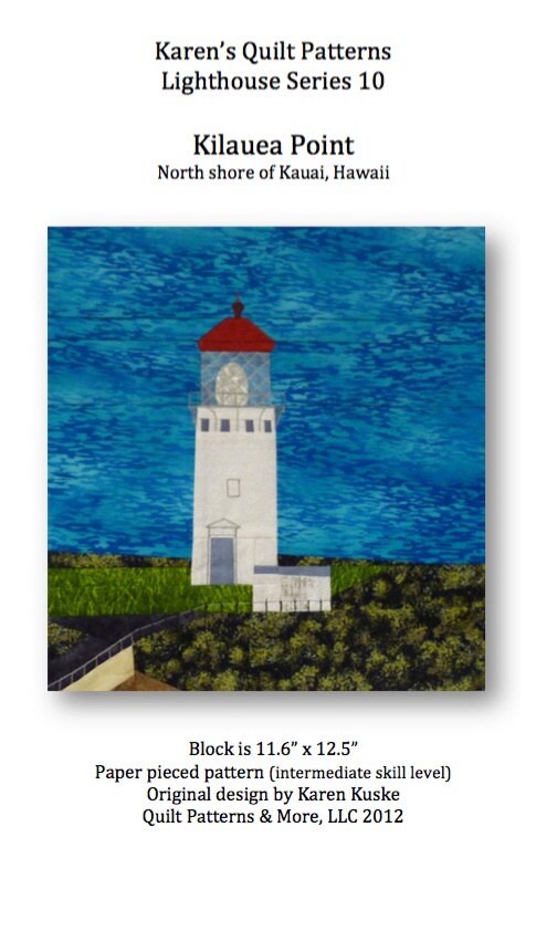 Kilauea Point, HI Lighthouse Quilt Pattern - Etsy